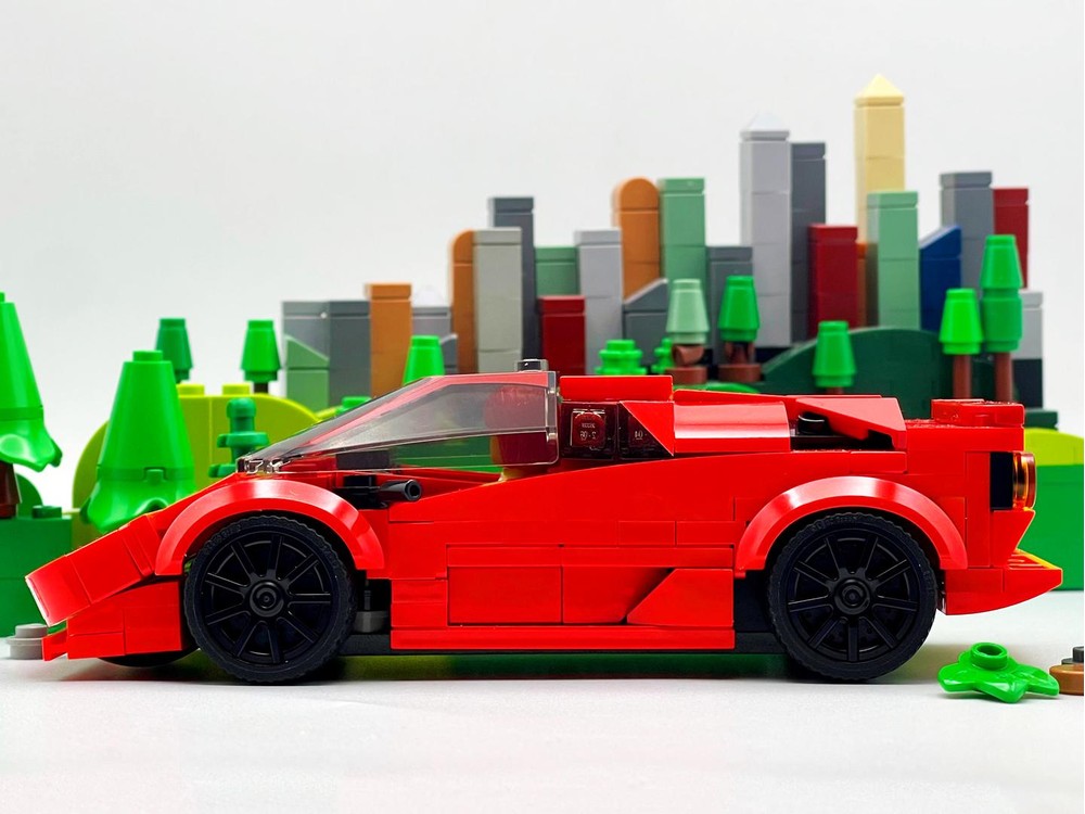 Lego Moc Lamborghini Diablo By Ibrickeditup Rebrickable Build With Lego