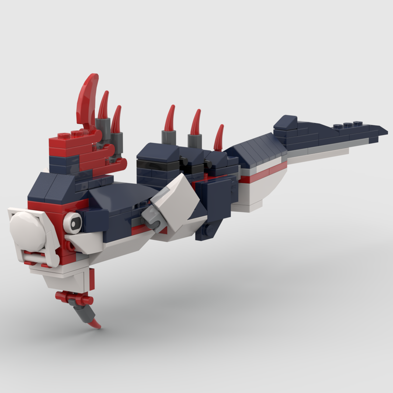 LEGO MOC Oarfish by SkimBeeble | Rebrickable - Build with LEGO