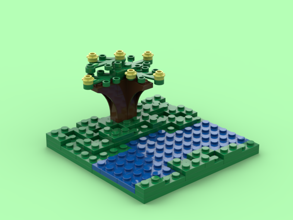 LEGO MOC small river straight by Mr_Minifigure | Rebrickable - Build ...