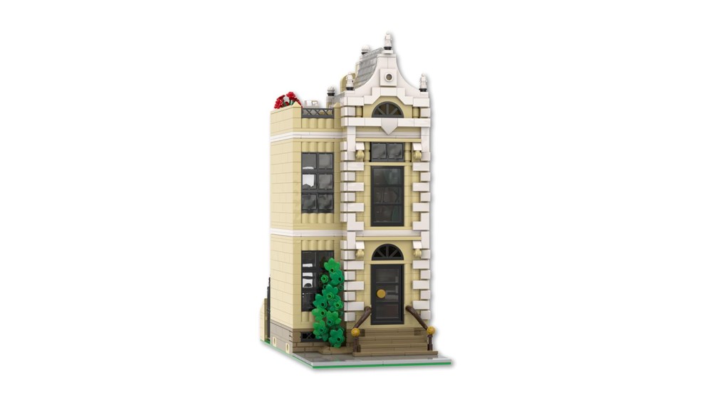 Lego Moc Modular Building With Interior By Felixrebricks Rebrickable
