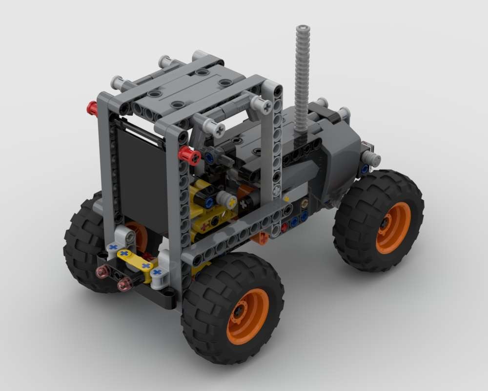 Lego Moc Tractor 42119 Alternative By Erikgs Rebrickable Build With