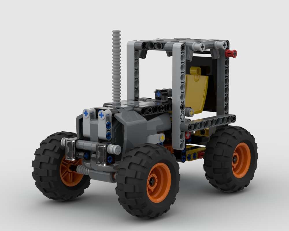 Lego Moc Tractor 42119 Alternative By Erikgs Rebrickable Build With