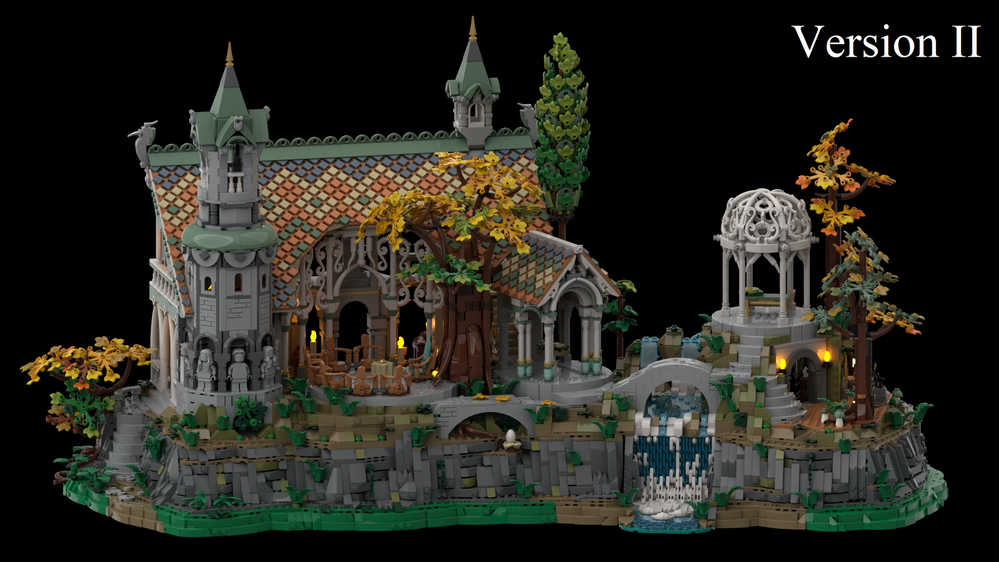 LEGO MOC Rivendell BASE UPGRADE (VERSION 02) by Metz | Rebrickable ...