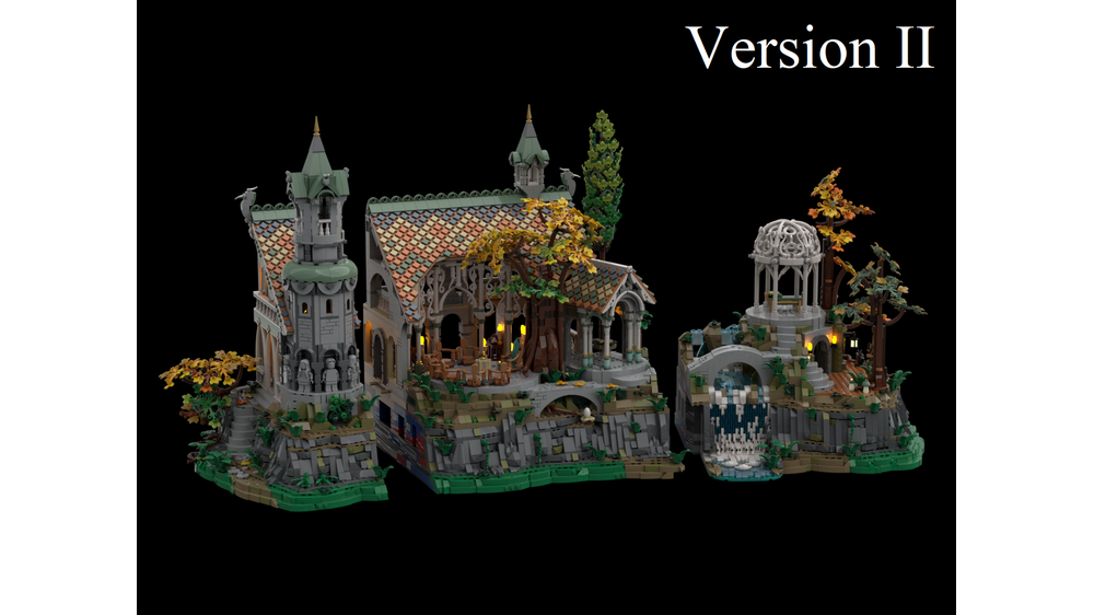 Lego Moc Rivendell Base Upgrade Version 02 By Metz Rebrickable