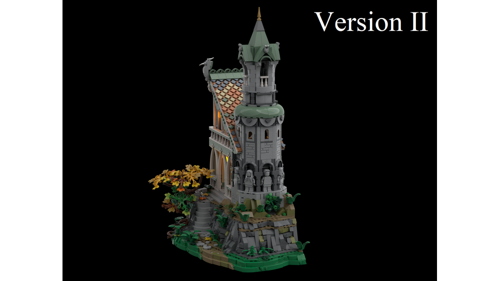 Lego Moc Rivendell Base Upgrade Version 02 By Metz Rebrickable