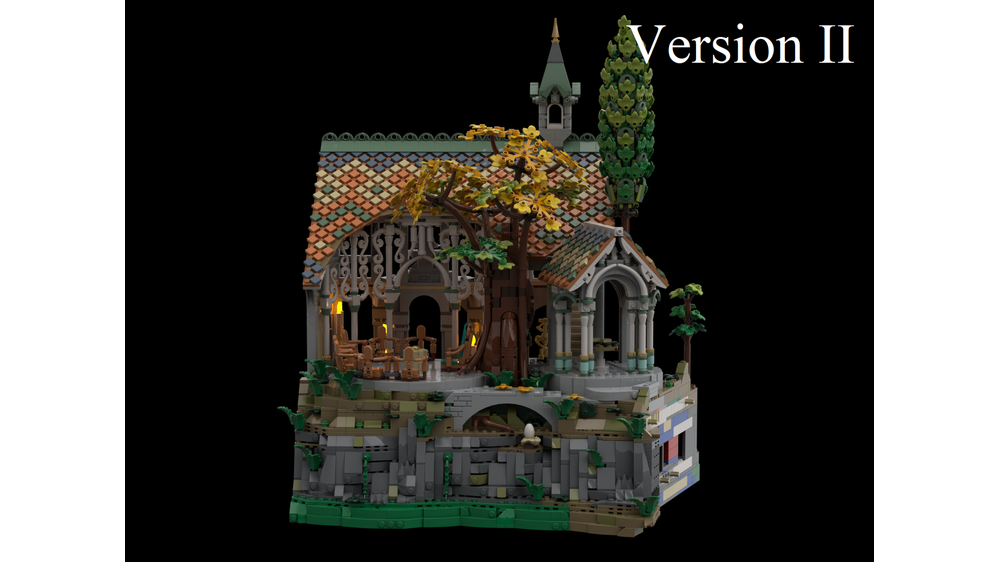Lego Moc Rivendell Base Upgrade Version 02 By Metz Rebrickable