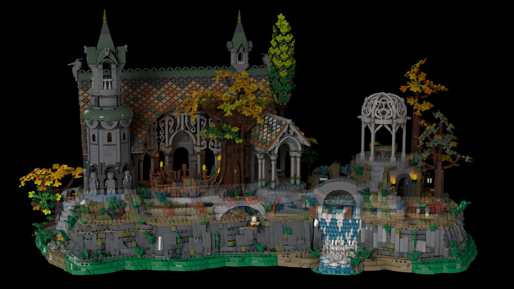 LEGO MOC Rivendell BASE UPGRADE (VERSION 02) by Metz | Rebrickable ...