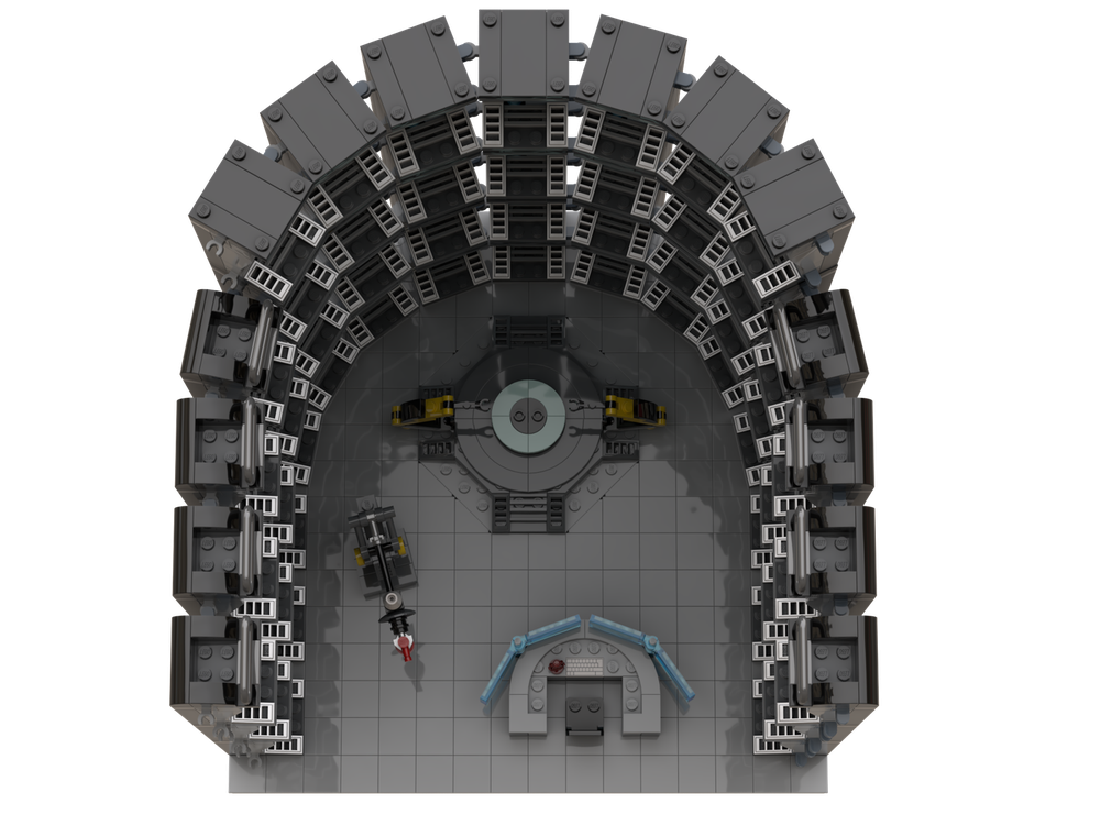 Lego Moc Iron Man Hall Of Armor Modular Minifigure Display By