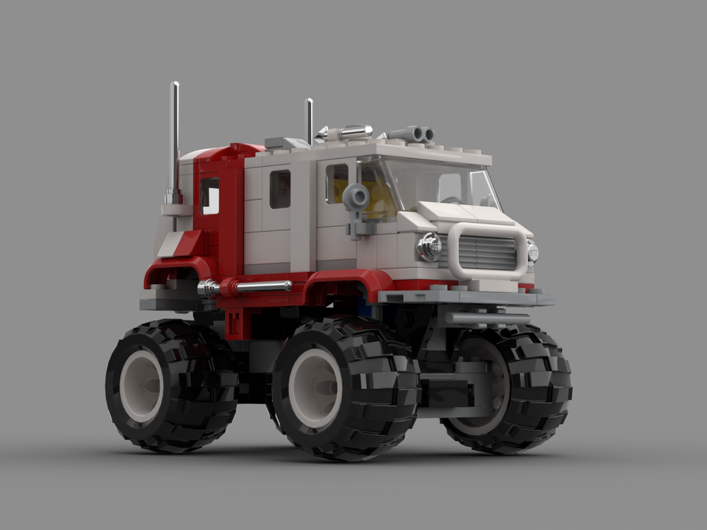 Lego Moc Midi Scale Big Foot 4x4 5561 By Bricksota Rebrickable