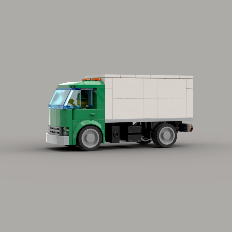 LEGO MOC Box Truck by joey_bricks_things | Rebrickable - Build with LEGO