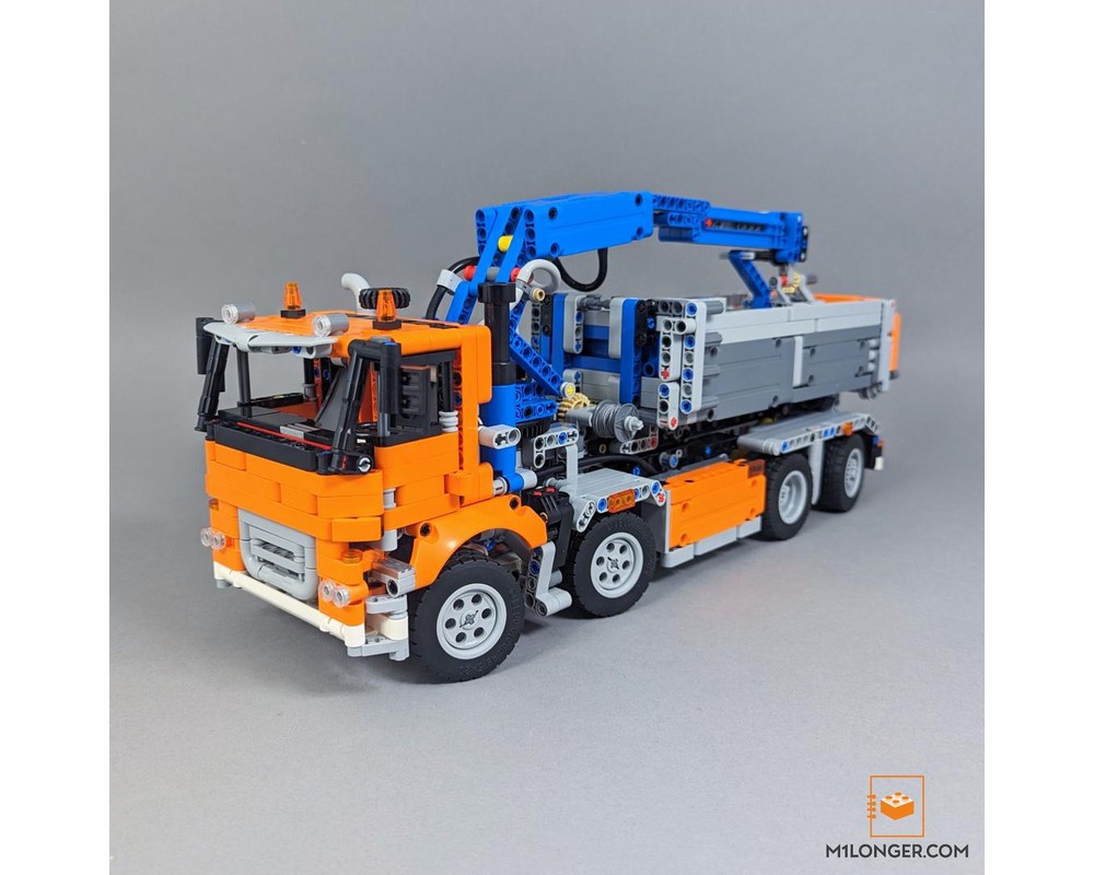 LEGO MOC-170103 42128 Roll-off Truck by M_longer | Rebrickable - Build ...