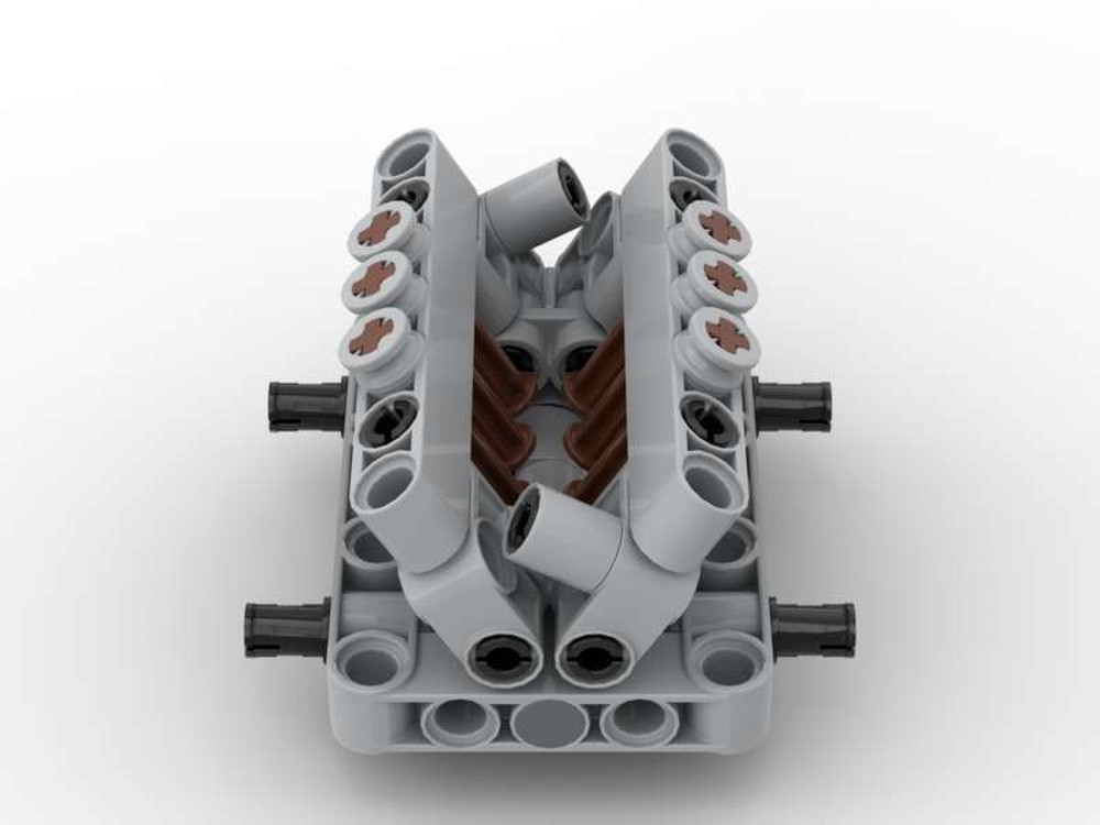 LEGO MOC V-6 Engine by WaldheimBoys | Rebrickable - Build with LEGO