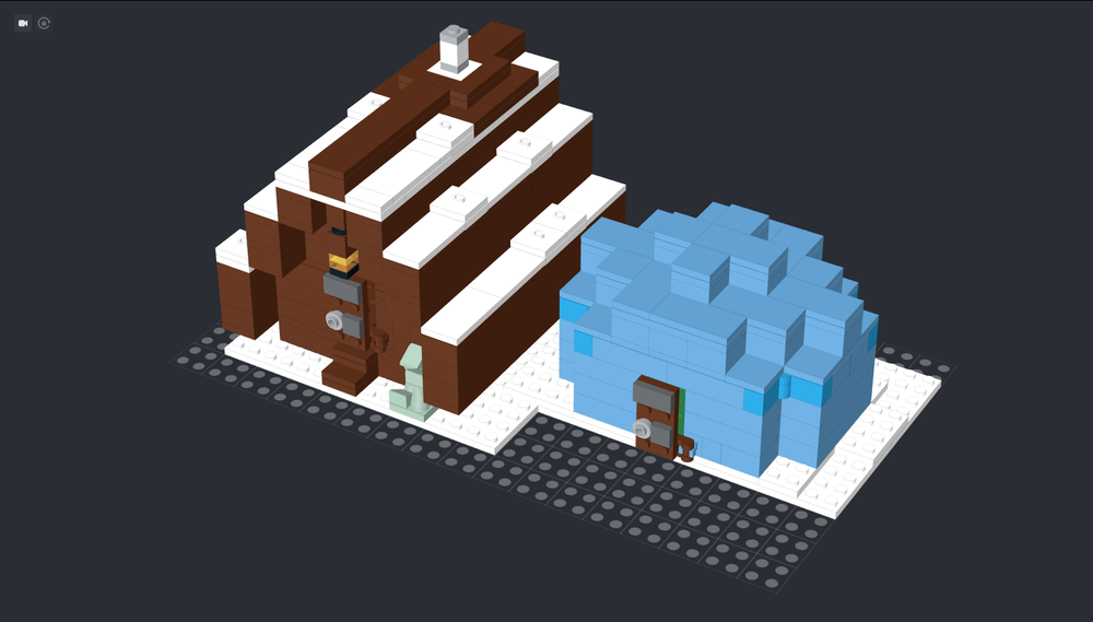 LEGO MOC The Snowy Village by ConsiderANapkin | Rebrickable - Build ...