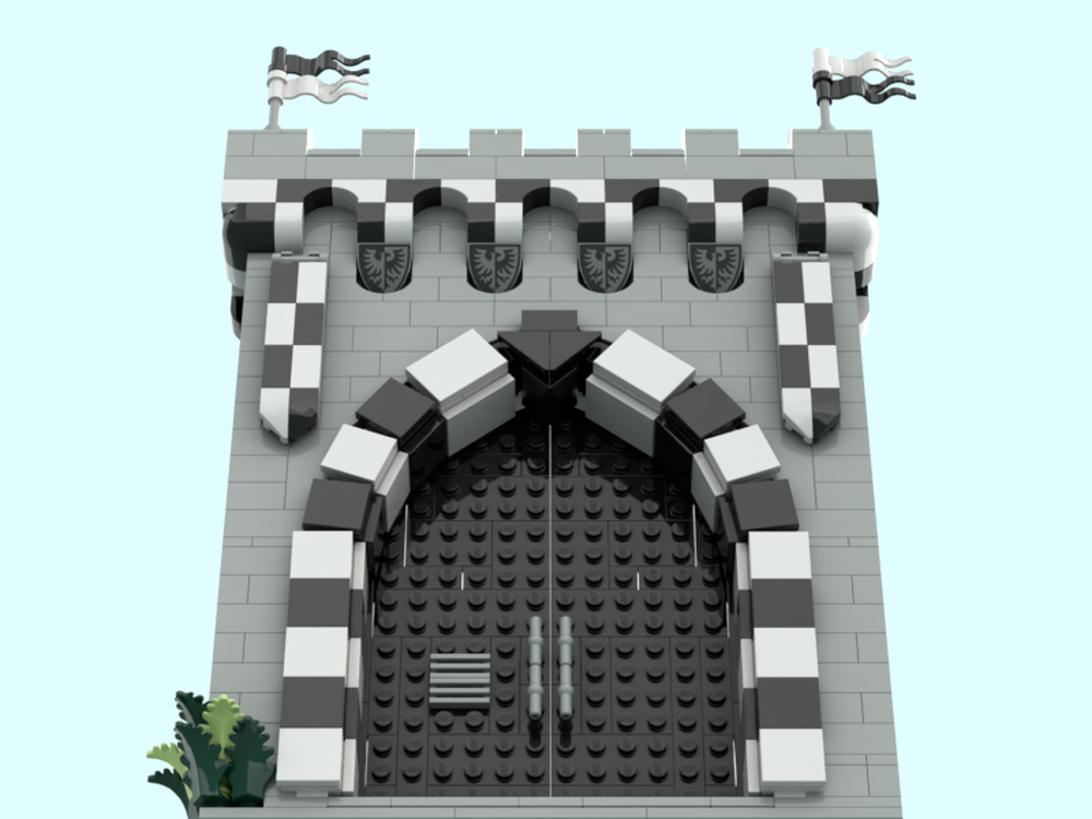 LEGO MOC Monumental Medieval Town Gate by Castle_Builder | Rebrickable ...