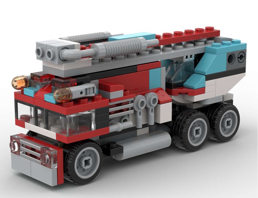 LEGO MOC 31146 Fire Truck by PeterSzabo | Rebrickable - Build with LEGO