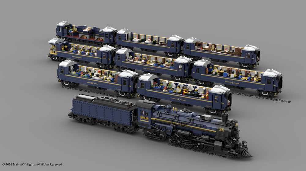 LEGO MOC Orient Express - The Ultimate Collection by TrainsWithLights ...