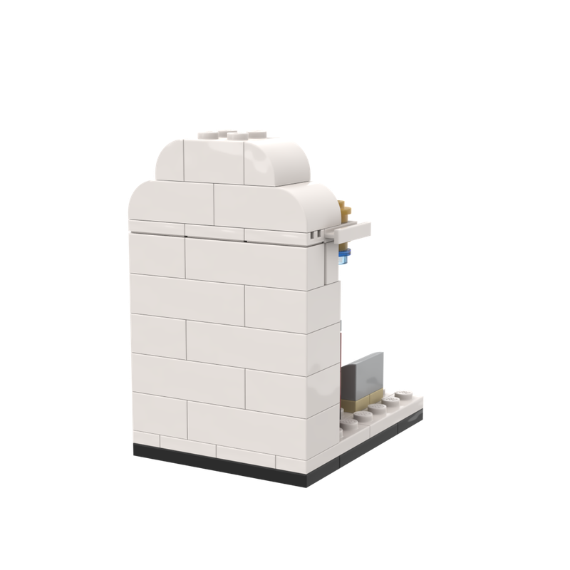 LEGO MOC 11005: Ornate Fireplace by BrickAlchemist | Rebrickable ...