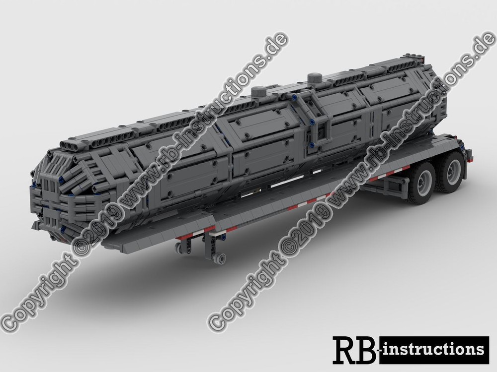 Lego Moc Small Tank Trailer For 42078 Mack Anthem And C Modell Mack