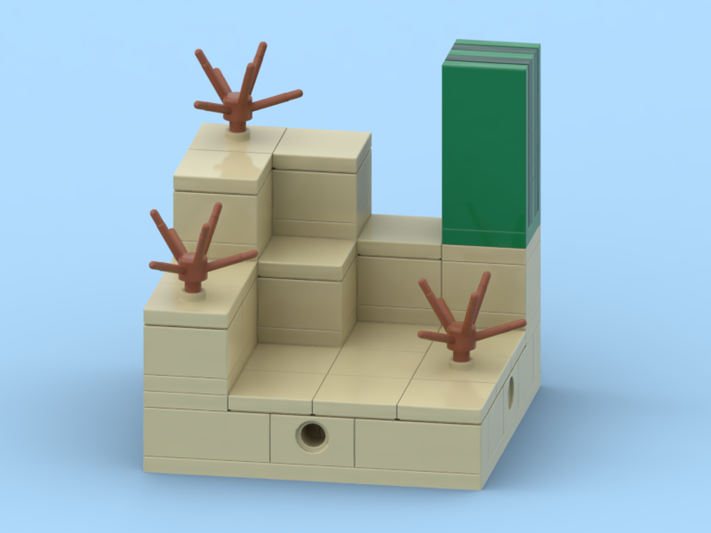 LEGO MOC-170200 Block-Accurate Series - 8x8 - Desert by LegacyLego ...