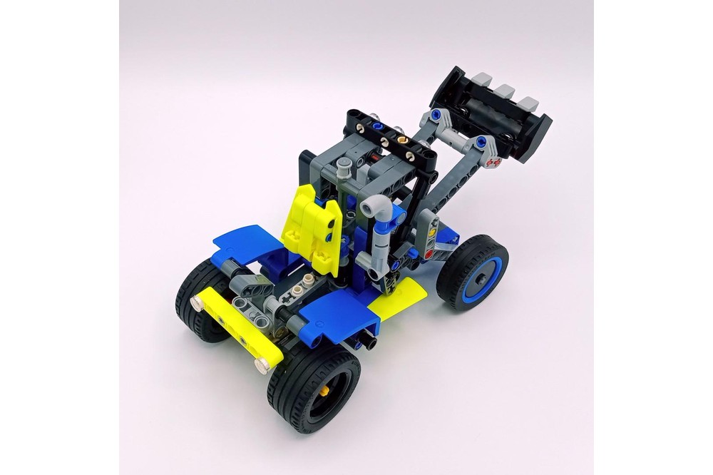 Lego Moc 42164 Wheel Loader By Nequmodiva Rebrickable Build With Lego