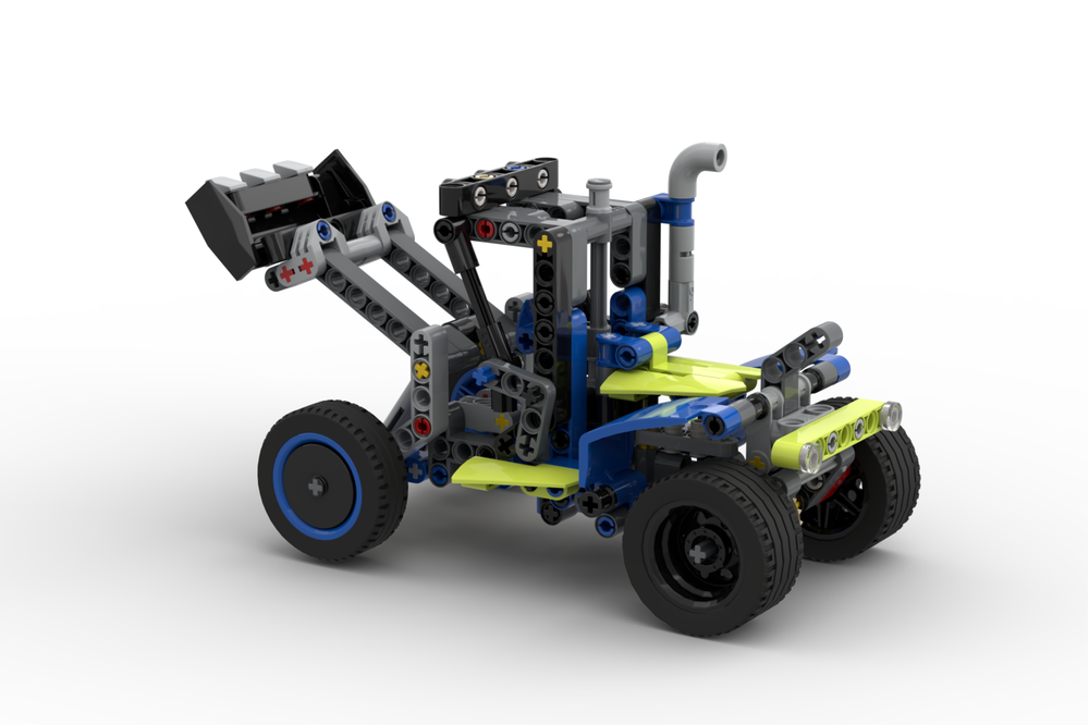 Lego Moc 42164 Wheel Loader By Nequmodiva Rebrickable Build With Lego