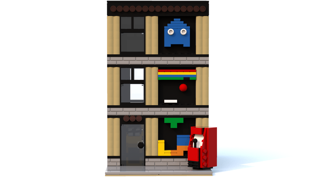 Lego Moc Arcade Paradise By Jval Rebrickable Build With Lego
