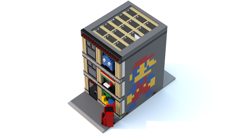 Lego Moc Arcade Paradise By Jval Rebrickable Build With Lego
