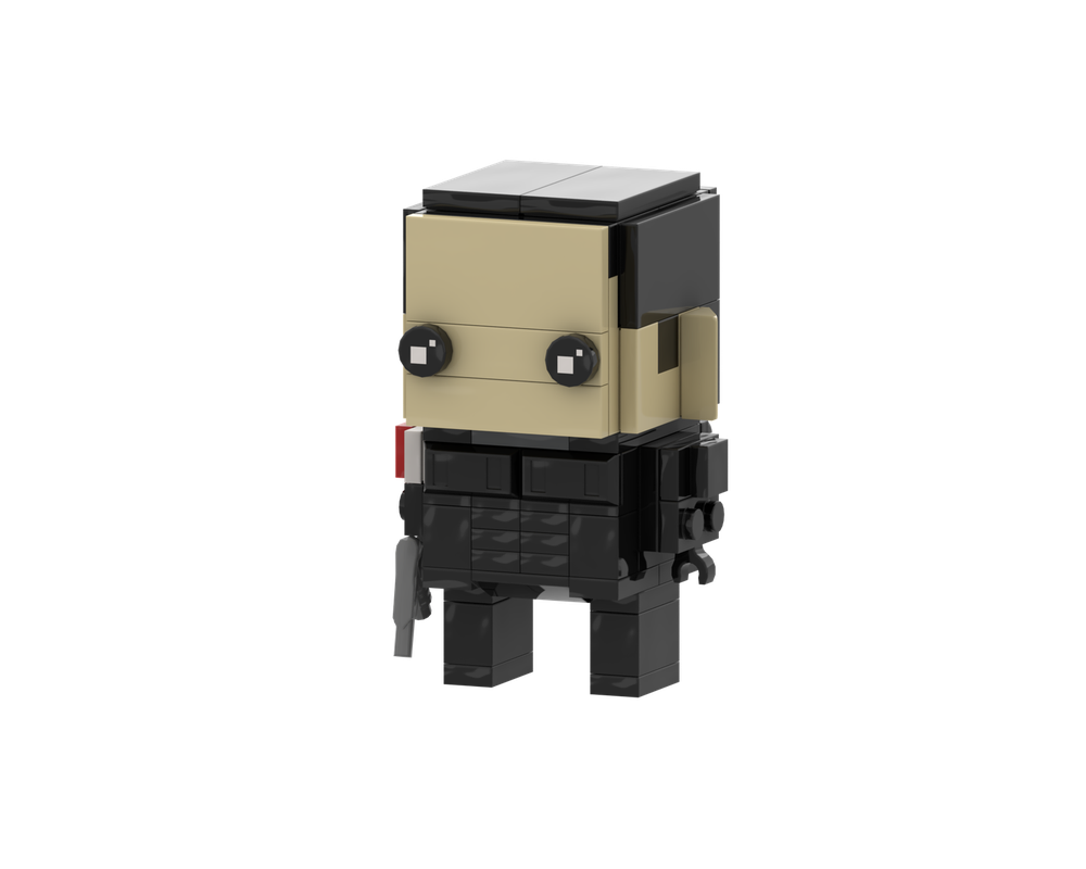 LEGO MOC Commander Shepard Brickhead (Male) by Bucktopus | Rebrickable ...
