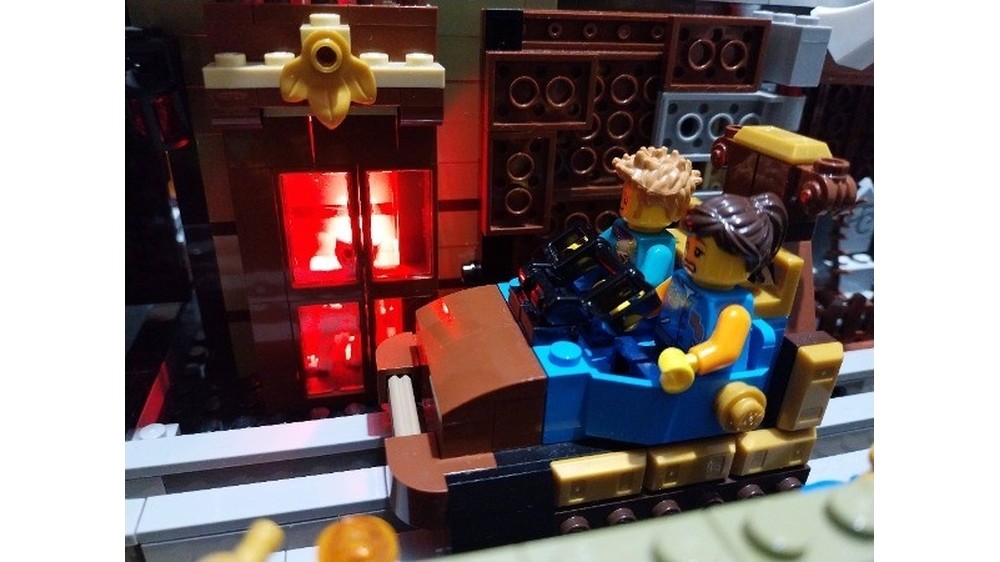 LEGO MOC-170237 Ghost train in the ruins / Von Baron's former manor by ...