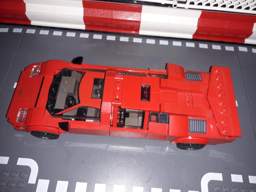 LEGO MOC Lamborghini Countach Limousine Rouge by tasto81 | Rebrickable ...