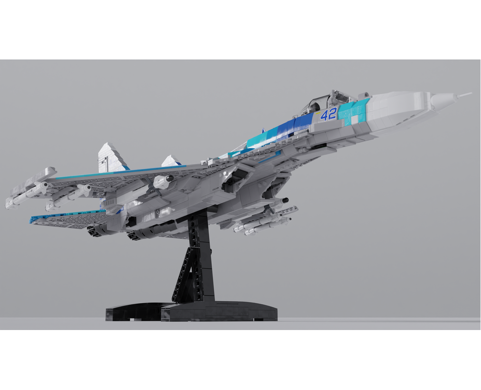 LEGO MOC Sukhoi Su-27 by BillsBricks | Rebrickable - Build with LEGO