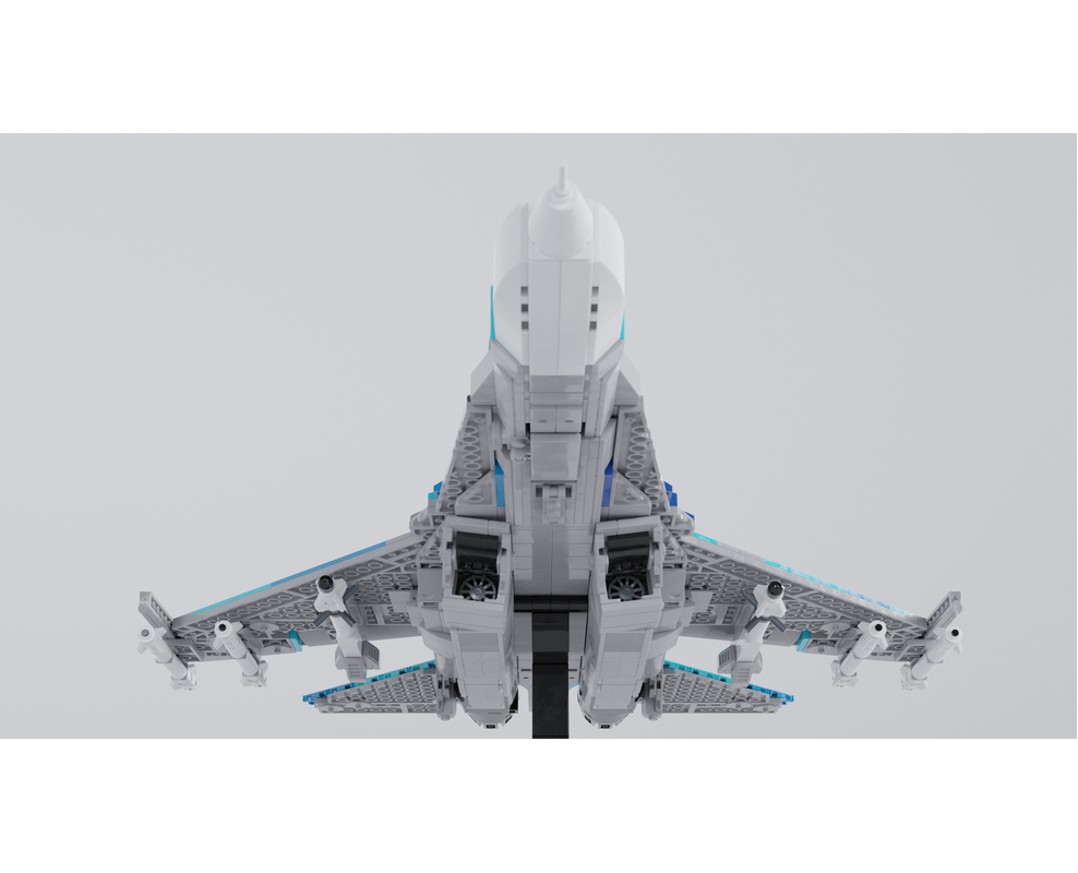 LEGO MOC Sukhoi Su-27 by BillsBricks | Rebrickable - Build with LEGO