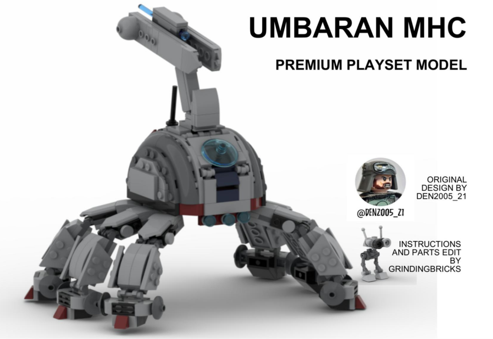 LEGO MOC Umbaran MHC by GrindingBricks | Rebrickable - Build with LEGO