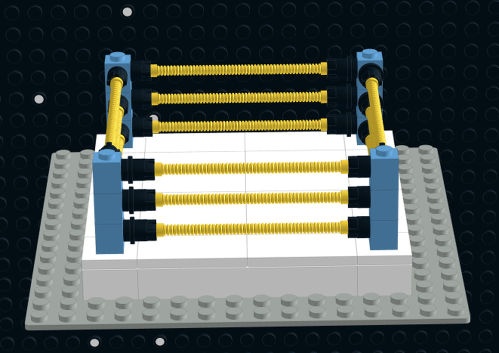 LEGO MOC WWE mini ring by DarceVader | Rebrickable - Build with LEGO