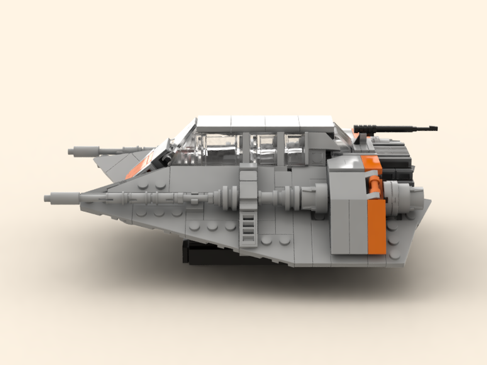 Lego Moc T 47 Snowspeeder Minifig Scale By Alexkipodre Rebrickable