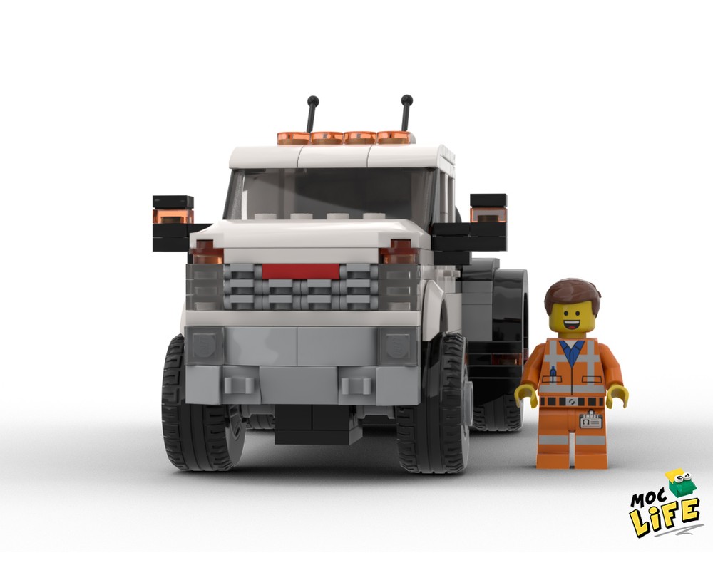 LEGO MOC GMC Sierra 3500 quad cab welding rig setup by MocLife ...