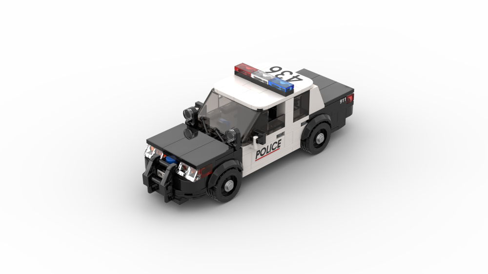 LEGO MOC LEGO Police Interceptor Ford Crown Victoria 6pin wide MOC by ...
