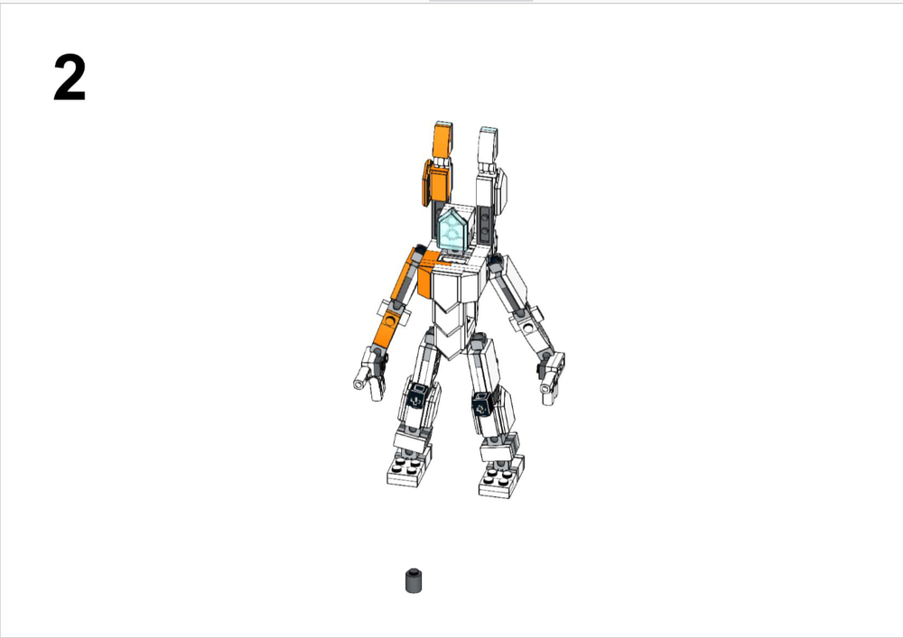 LEGO MOC Brawler mech by InfinityBlaze | Rebrickable - Build with LEGO