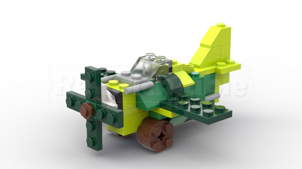 LEGO MOC Propeller Plane (LEGO 11007 Alternate) by pluTOMium ...