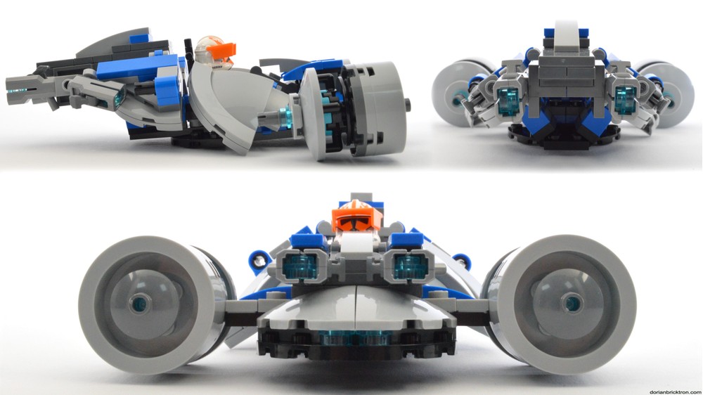 Lego Moc 332nd Clone Hunter By Dorianbricktron Rebrickable Build