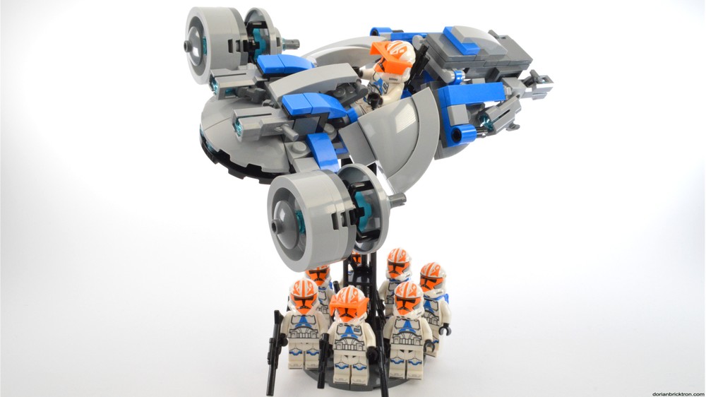 Lego Moc 332nd Clone Hunter By Dorianbricktron Rebrickable Build