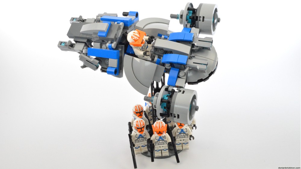 Lego Moc 332nd Clone Hunter By Dorianbricktron Rebrickable Build With Lego