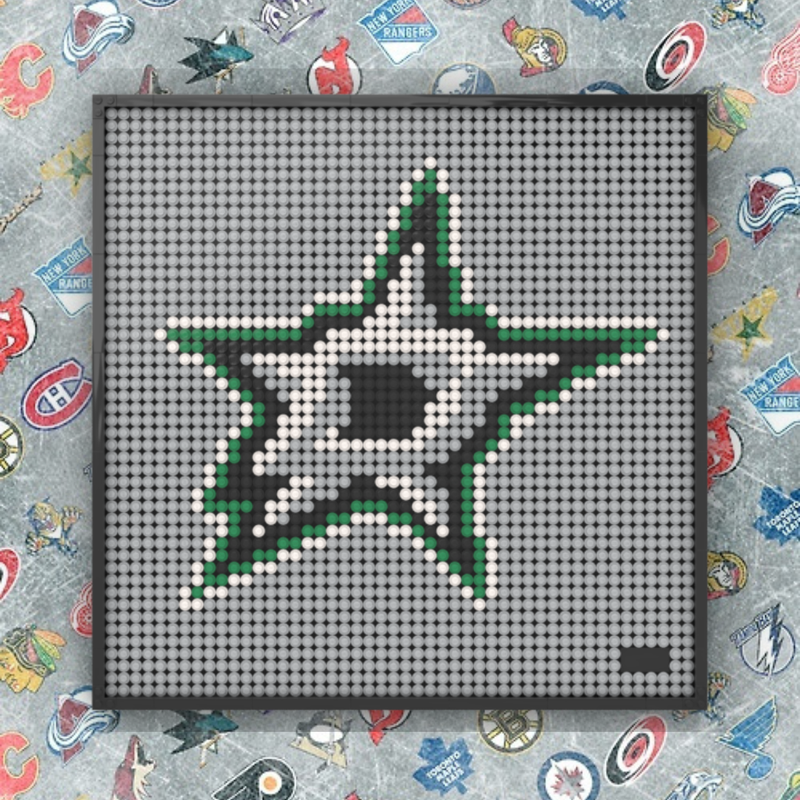 LEGO MOC NHL Art - Dallas Stars by Brick Studs | Rebrickable - Build ...