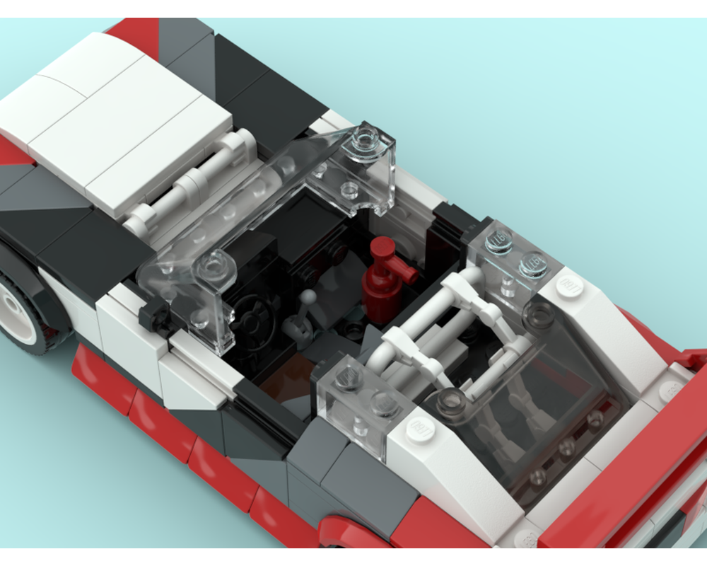LEGO MOC 8W - Audi 90 IMSA GTO by Double_U_Bricks | Rebrickable - Build ...
