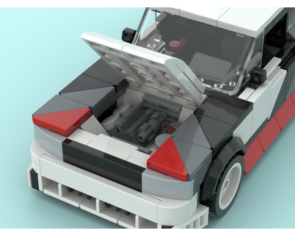 LEGO MOC 8W - Audi 90 IMSA GTO by Double_U_Bricks | Rebrickable - Build ...