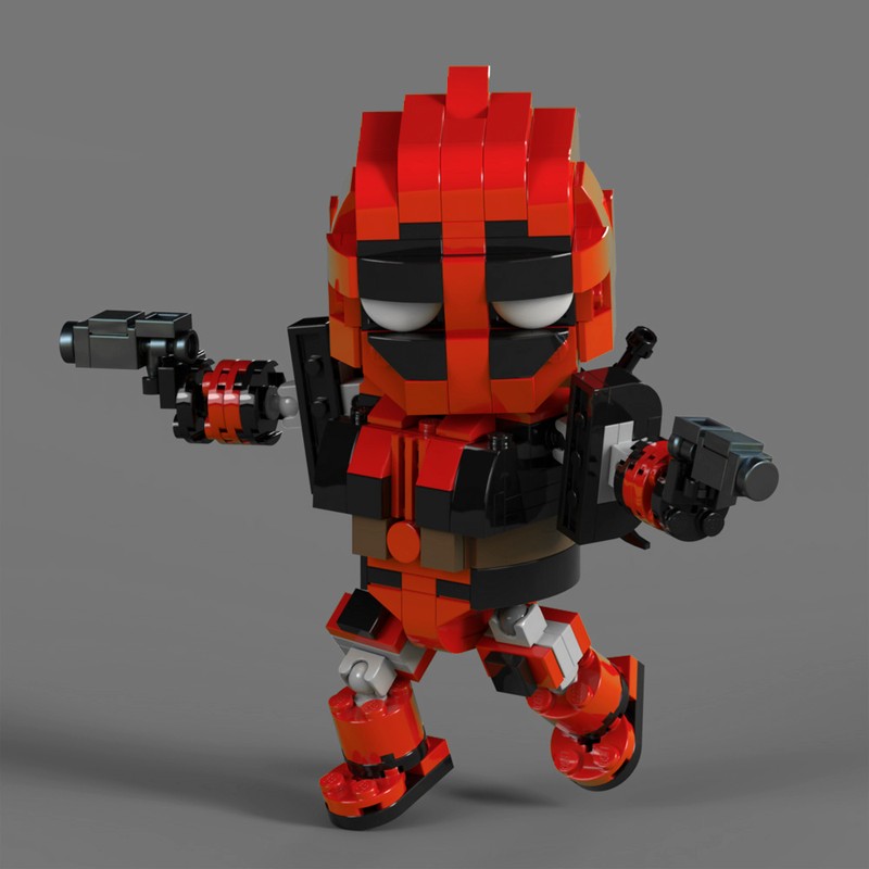 LEGO MOC DEADPOOL by choi_dambaek | Rebrickable - Build with LEGO