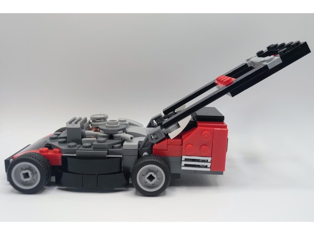 Lego Moc 31146 Lawn Mower By Dafeld Rebrickable Build With Lego