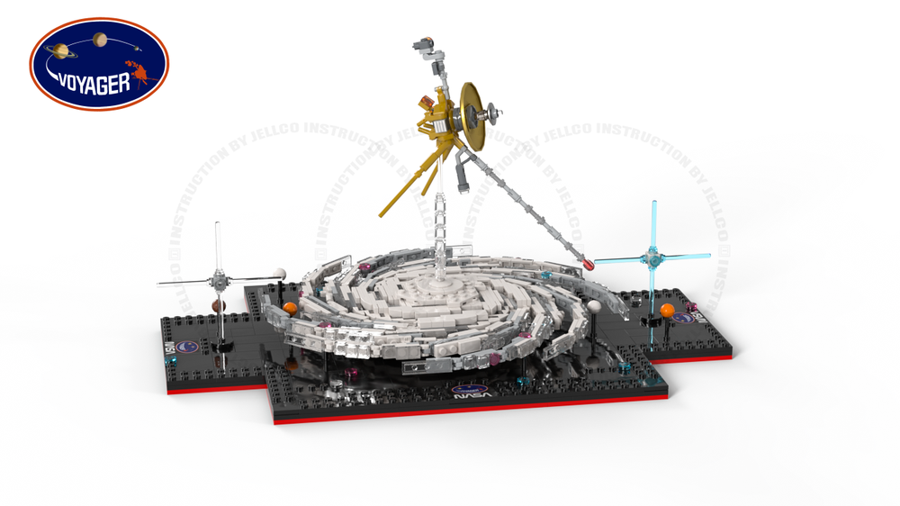 LEGO MOC Space Project PART I : Into The Space - Voyager Project by jellco | Rebrickable - Build ...