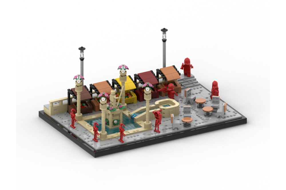 Lego Moc Theed Market By Thelegowolfpack Rebrickable Build With Lego