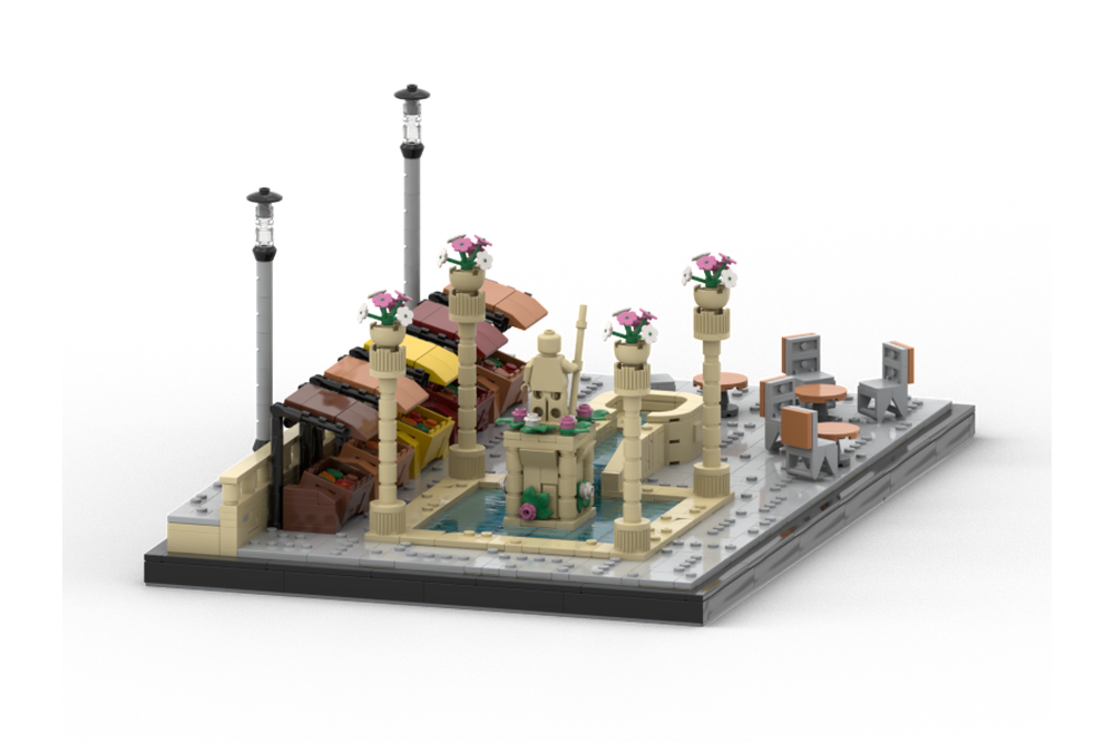 Lego Moc Theed Market By Thelegowolfpack Rebrickable Build With Lego